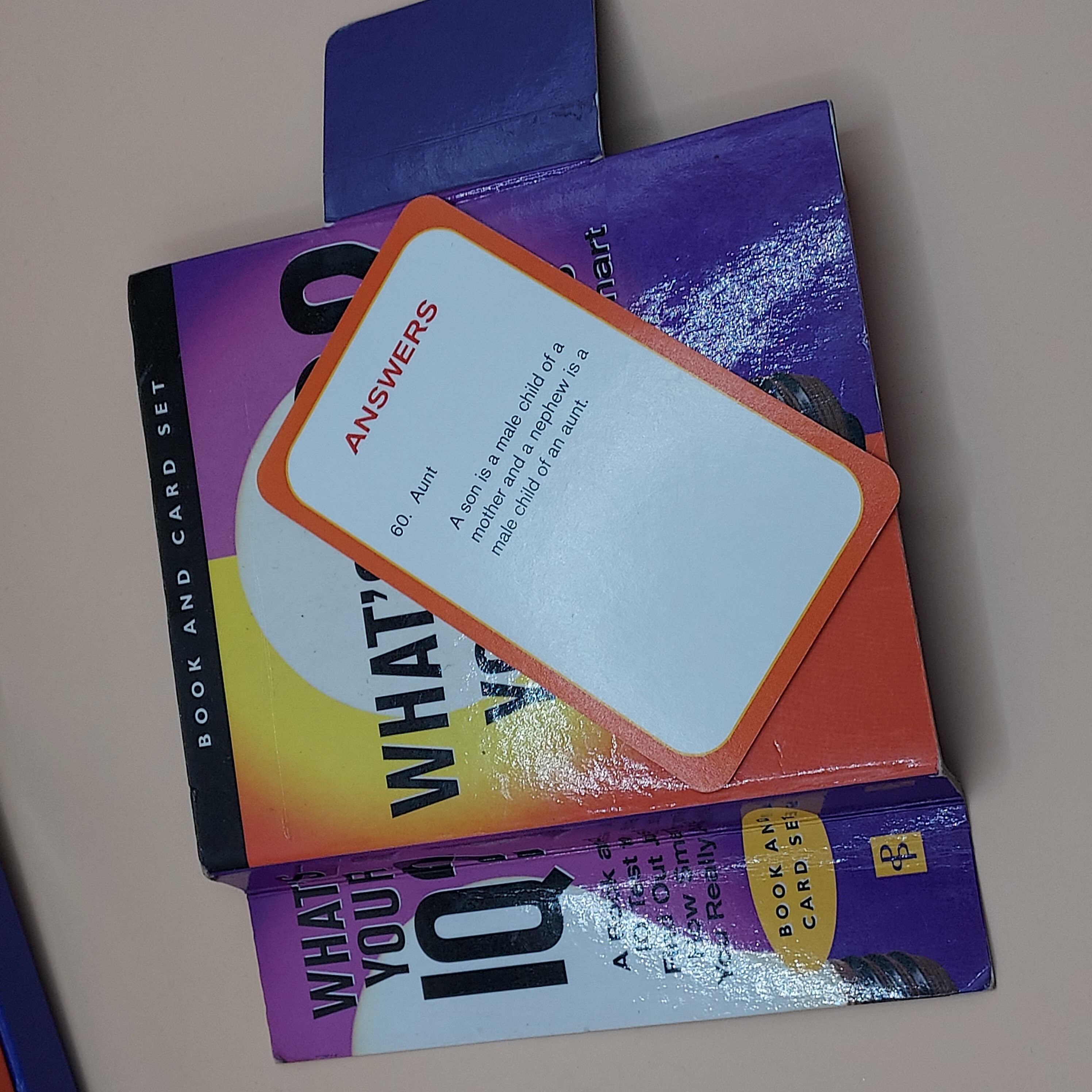 What's Your IQ? Card Game - Etsy