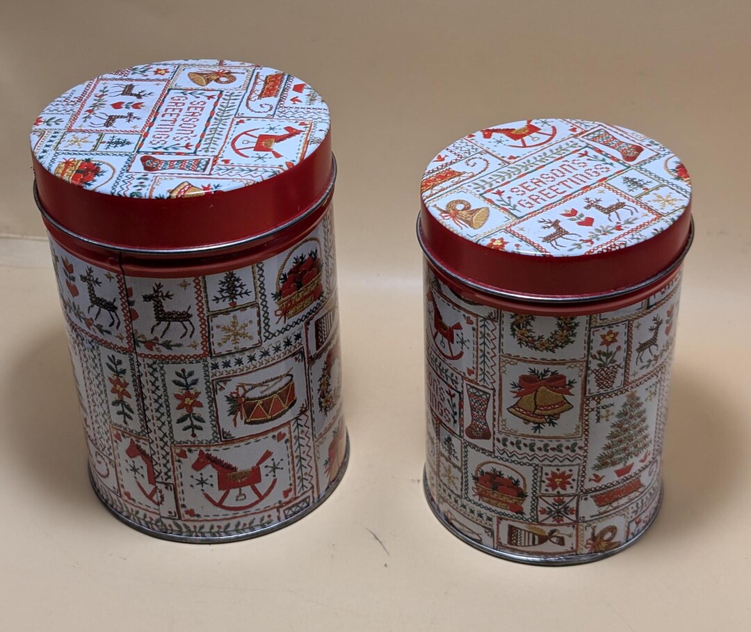 Christmas Nesting Tin - Etsy