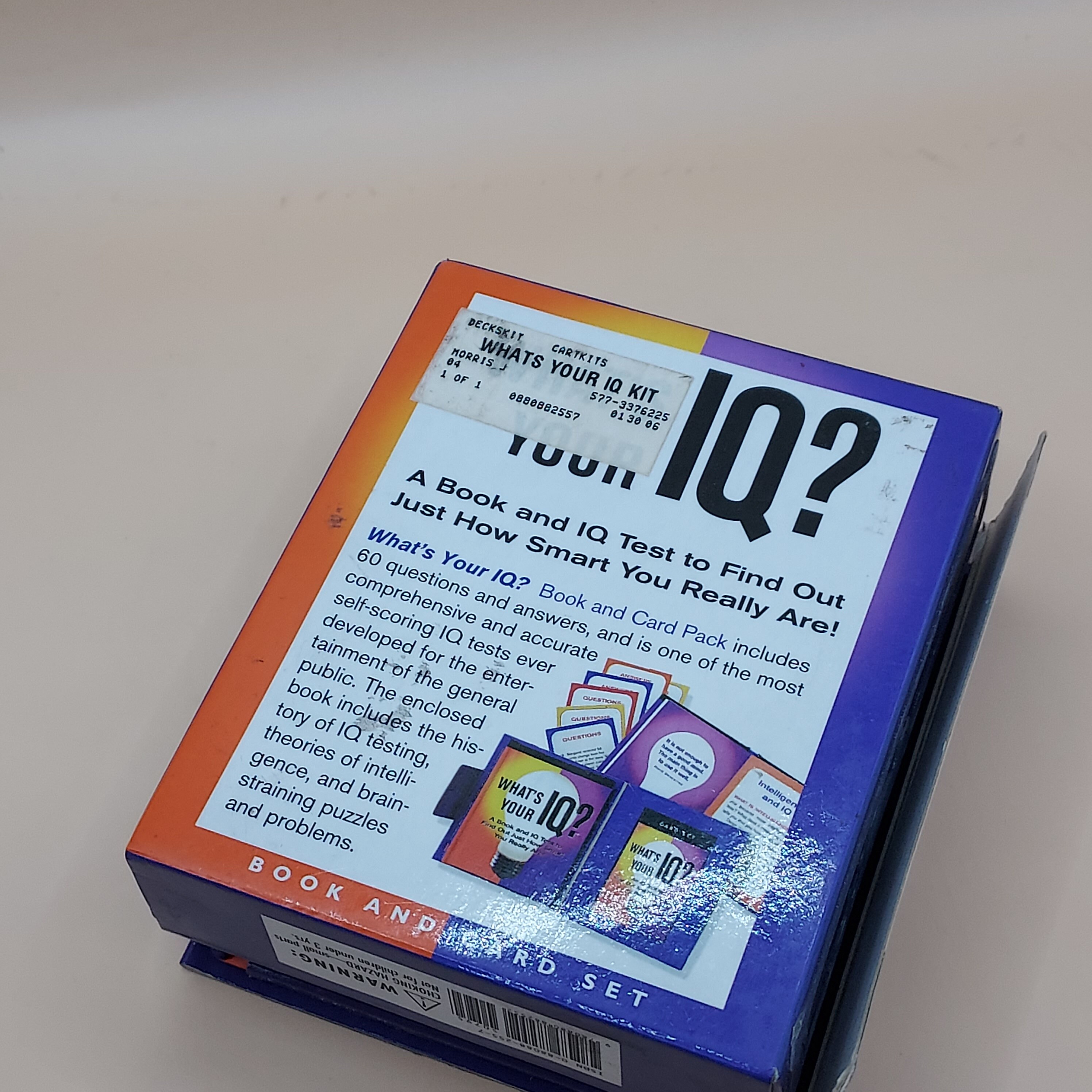 What's Your IQ? Card Game - Etsy