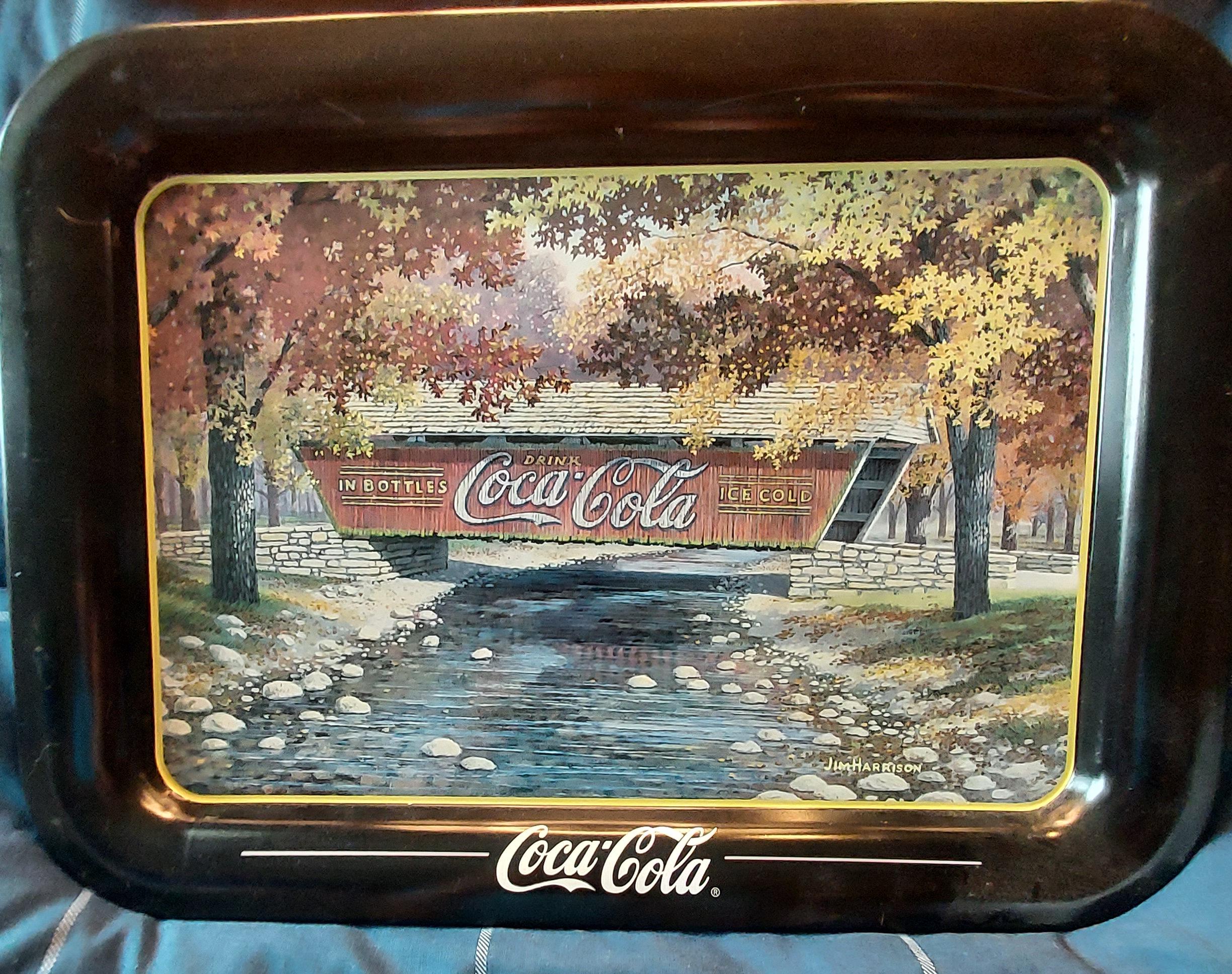 Coca Cola Tray - Autumn Bridge - Etsy