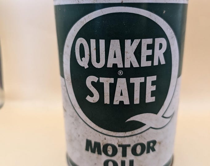 Quaker State Motor Oil Can - Etsy