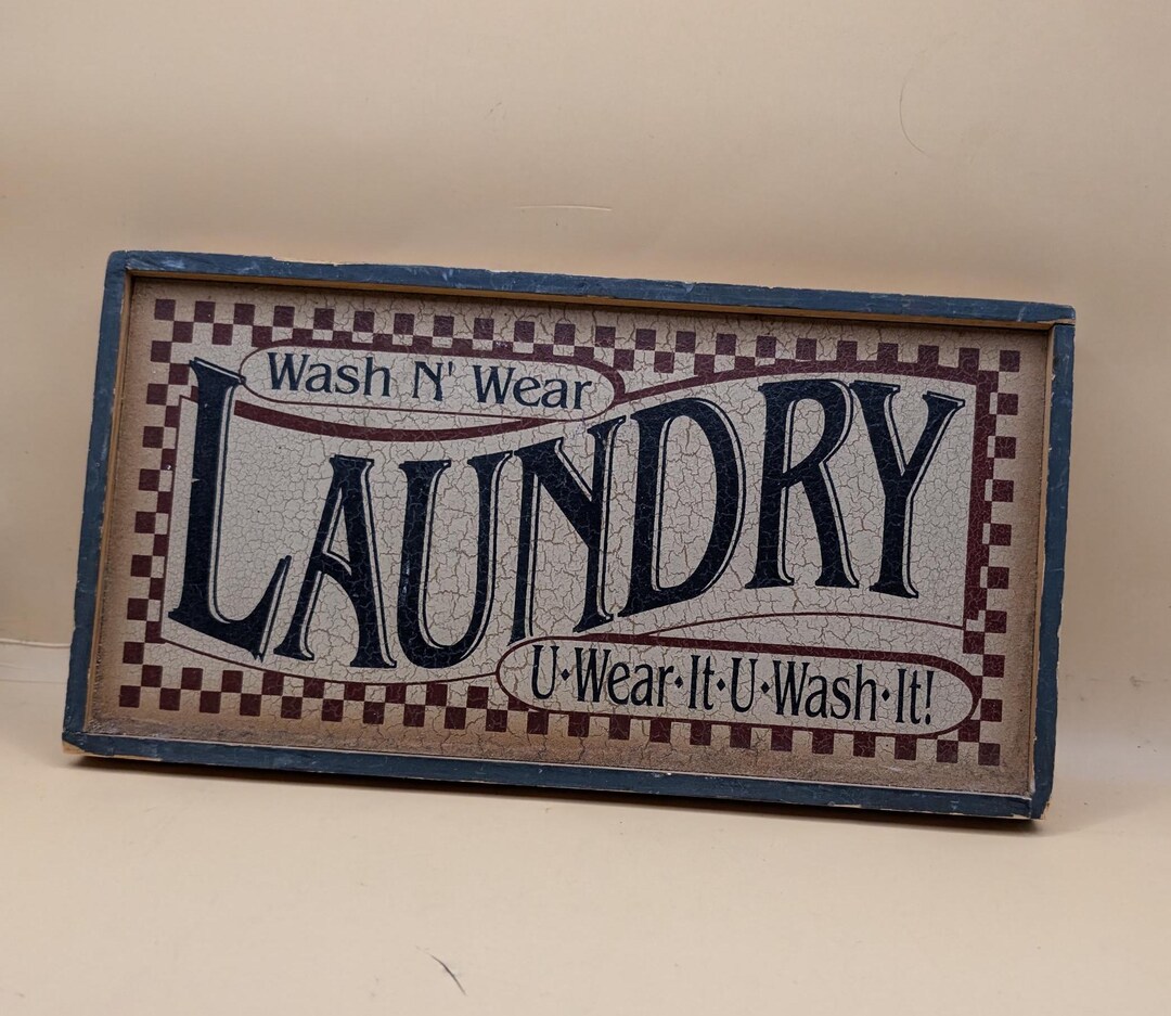 Laundry Sign - Etsy