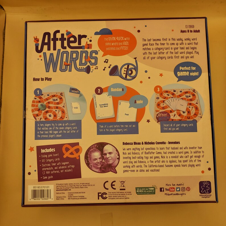 After Words Board Game - Etsy