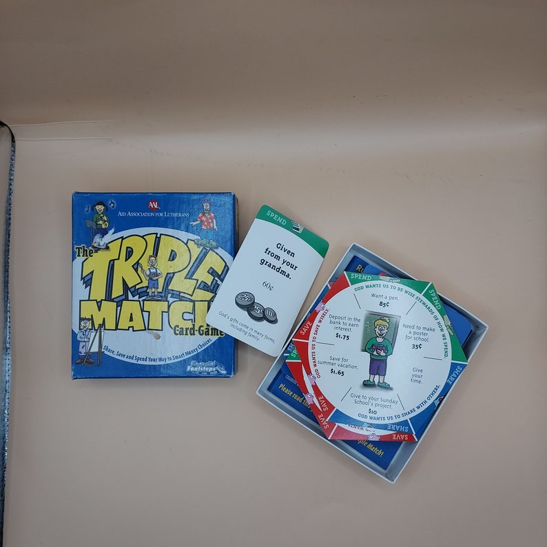 Triple Match Card Game - Etsy