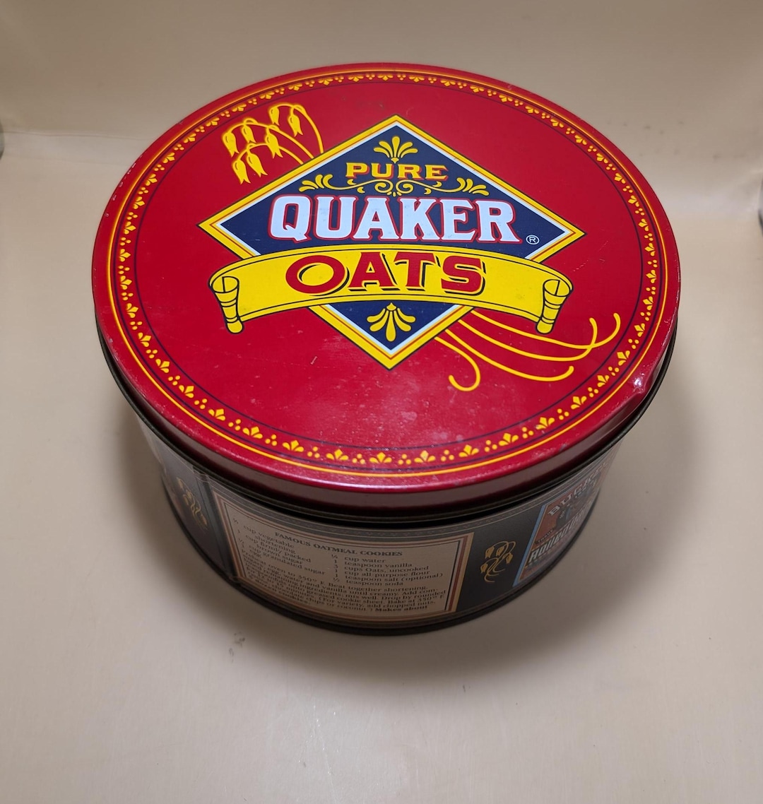 Quaker Oats Tin - Etsy