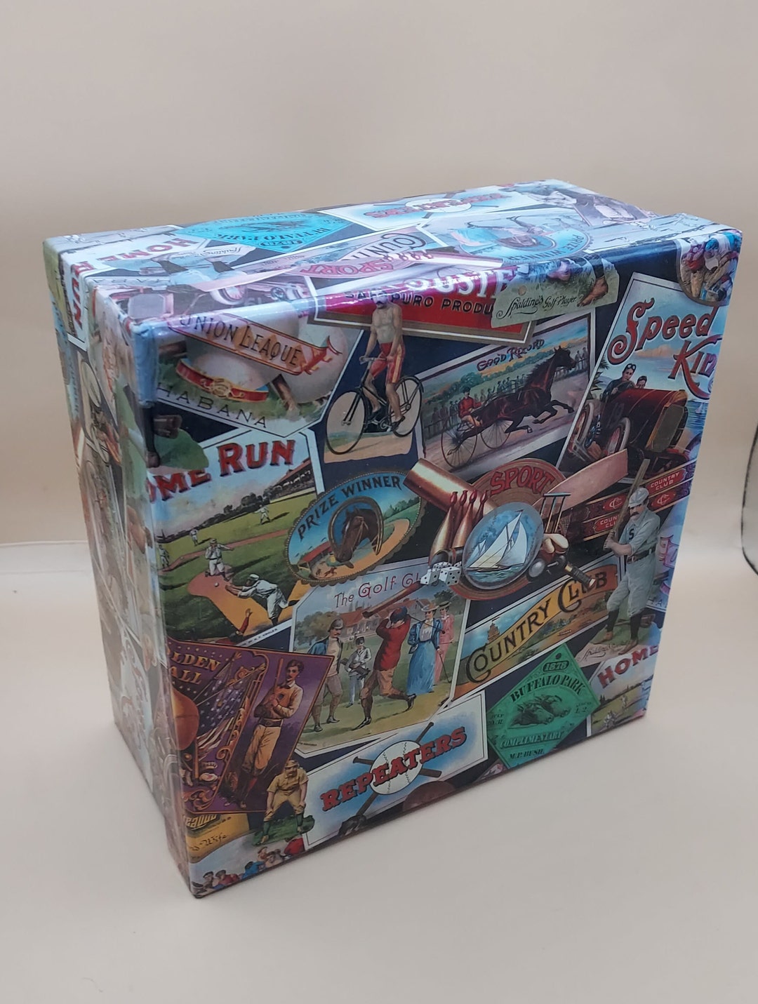 Keepsake Box - Retro Sports Theme - Etsy