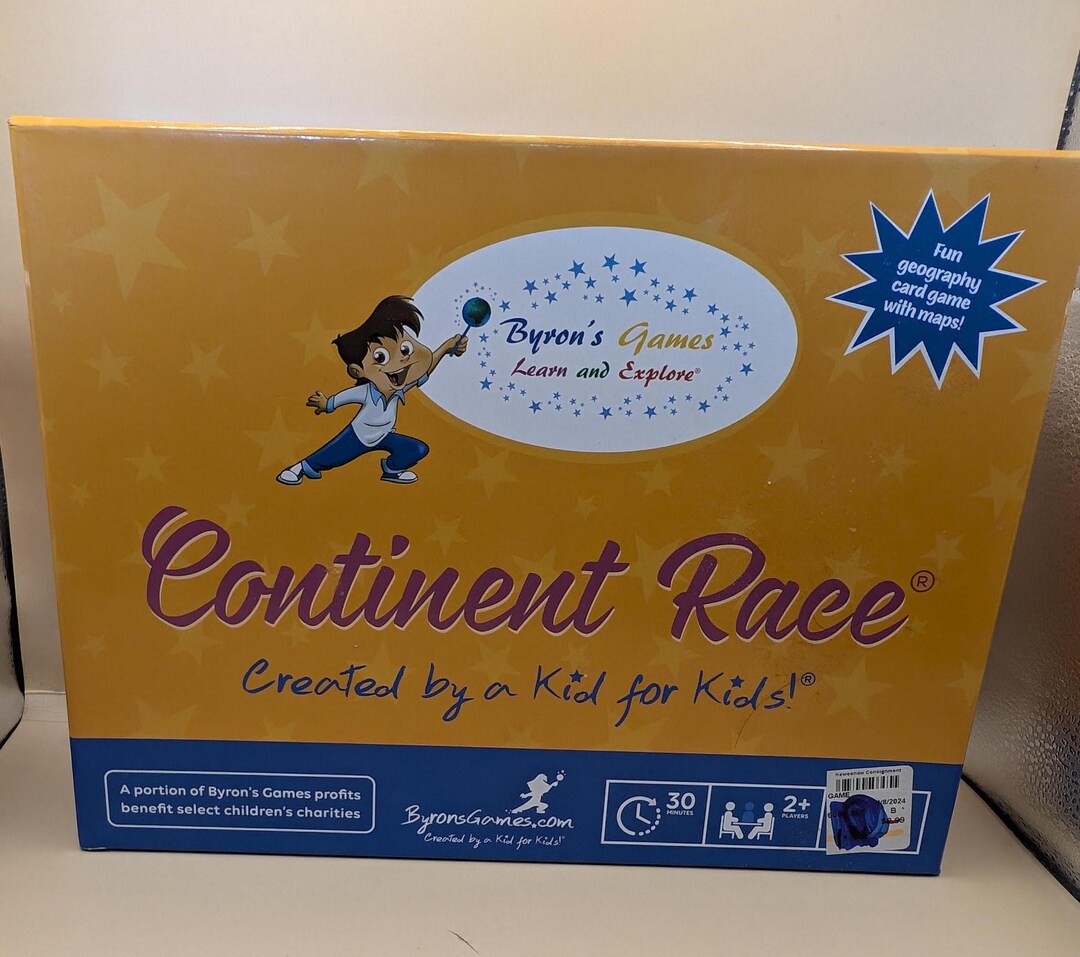Continent Race - Geography Game for Kids - Etsy