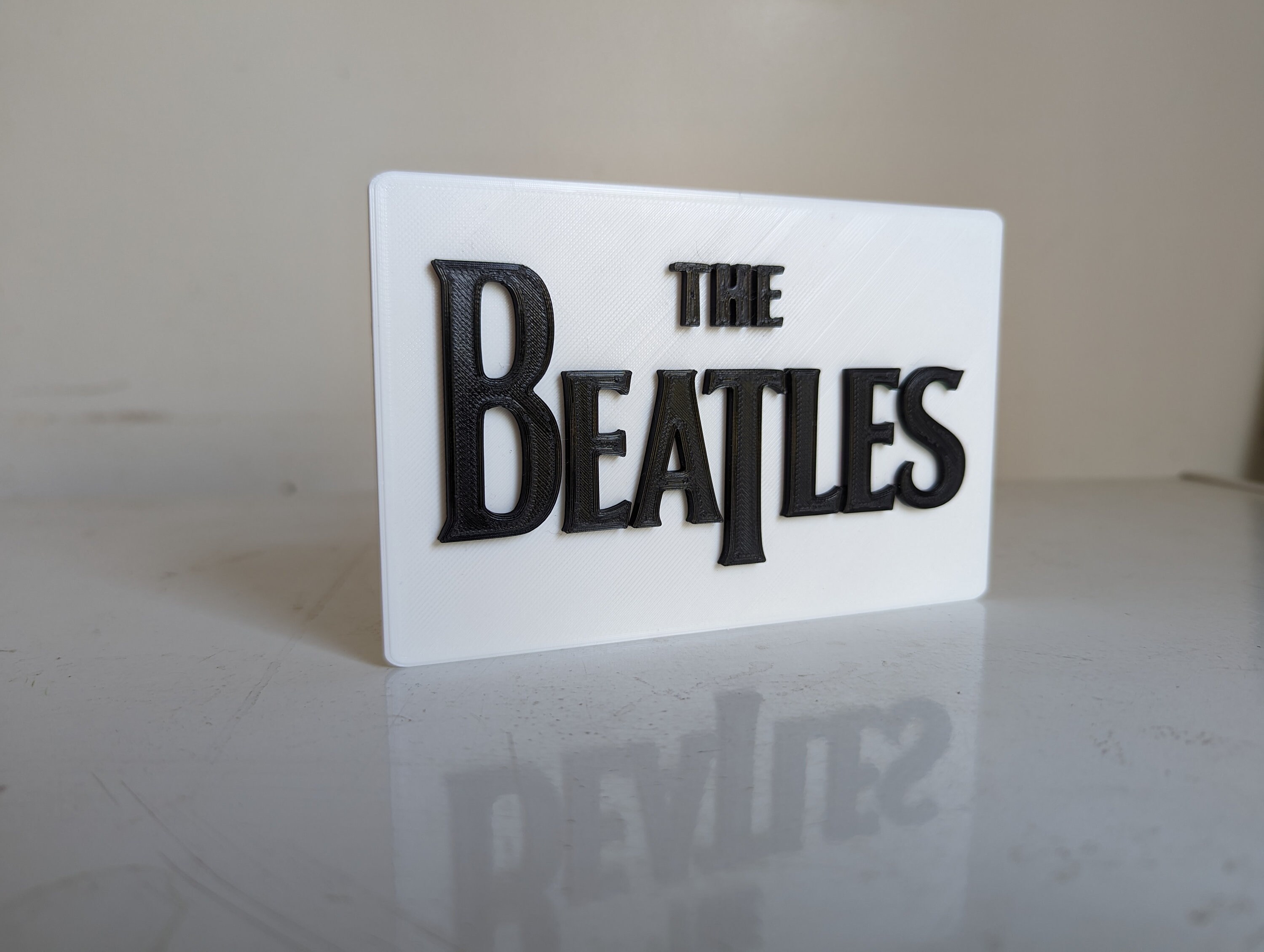 The Beatles Sign Plaque Plate 3D Print Logo - Etsy