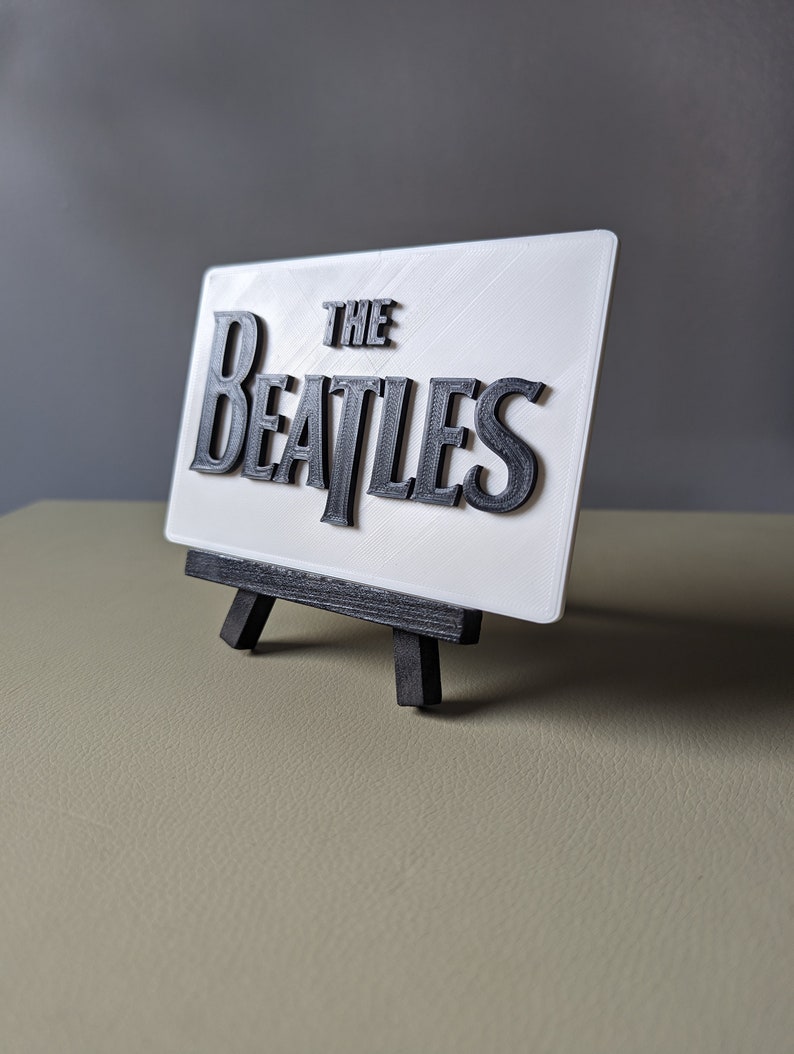 The Beatles Sign Plaque Plate 3D Print Logo - Etsy