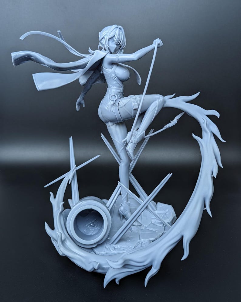 Evelyn - Zenless Zone Zéro | Garage Kit | Anime | - Etsy France