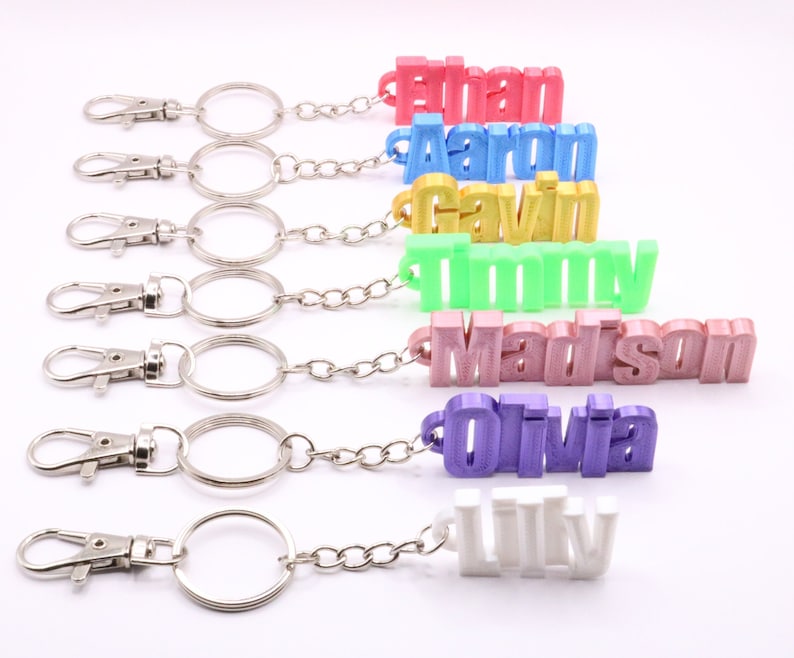 Custom Keychain / Back to School / Gift for Kids / Personalized / Book ...