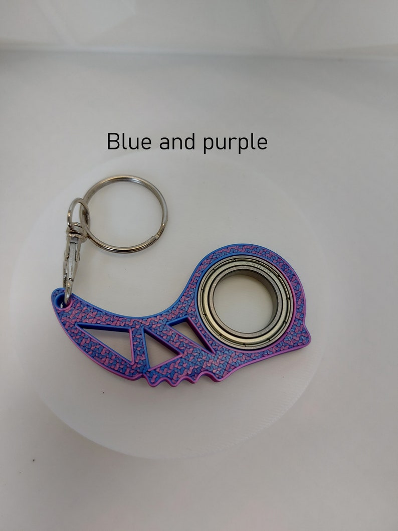 Keyrambit Finger Spinner, Fidget, Stress Relief , Multiple Colours ...