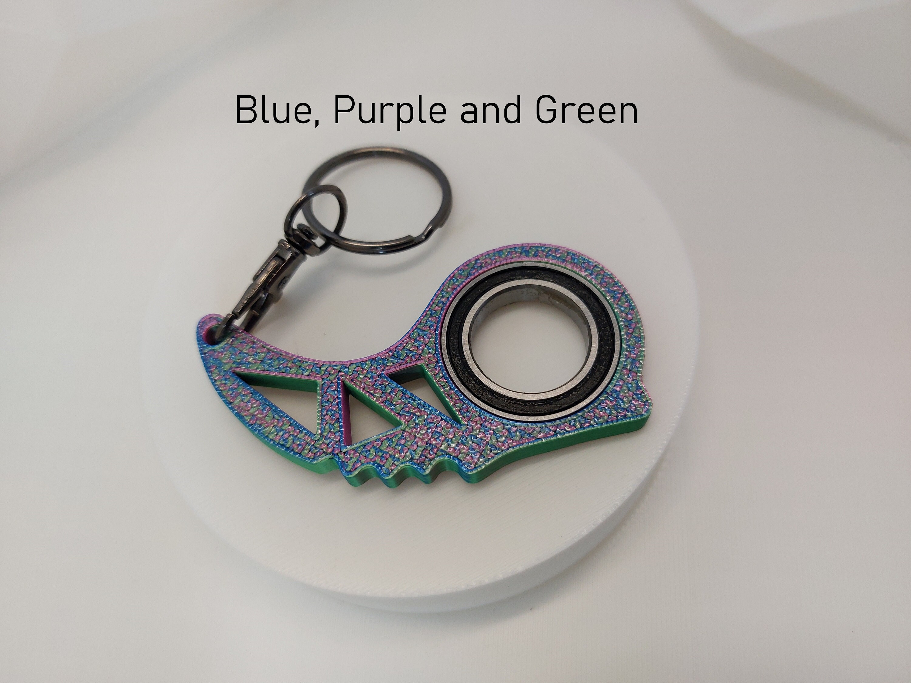 Keyrambit Finger Spinner, Fidget, Stress Relief , Multiple Colours ...