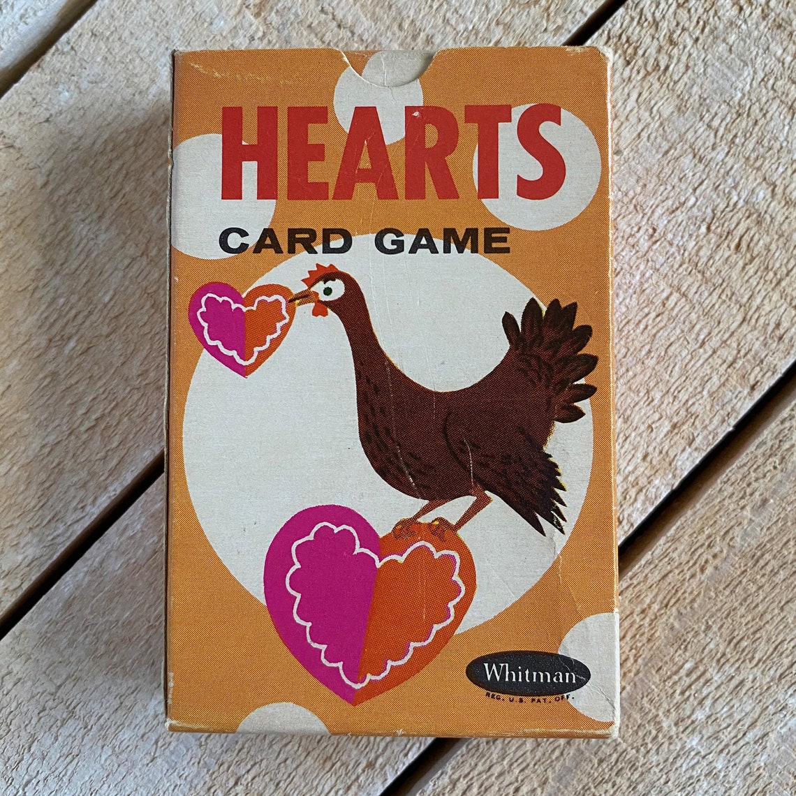 Vintage Hearts Card Game - Etsy