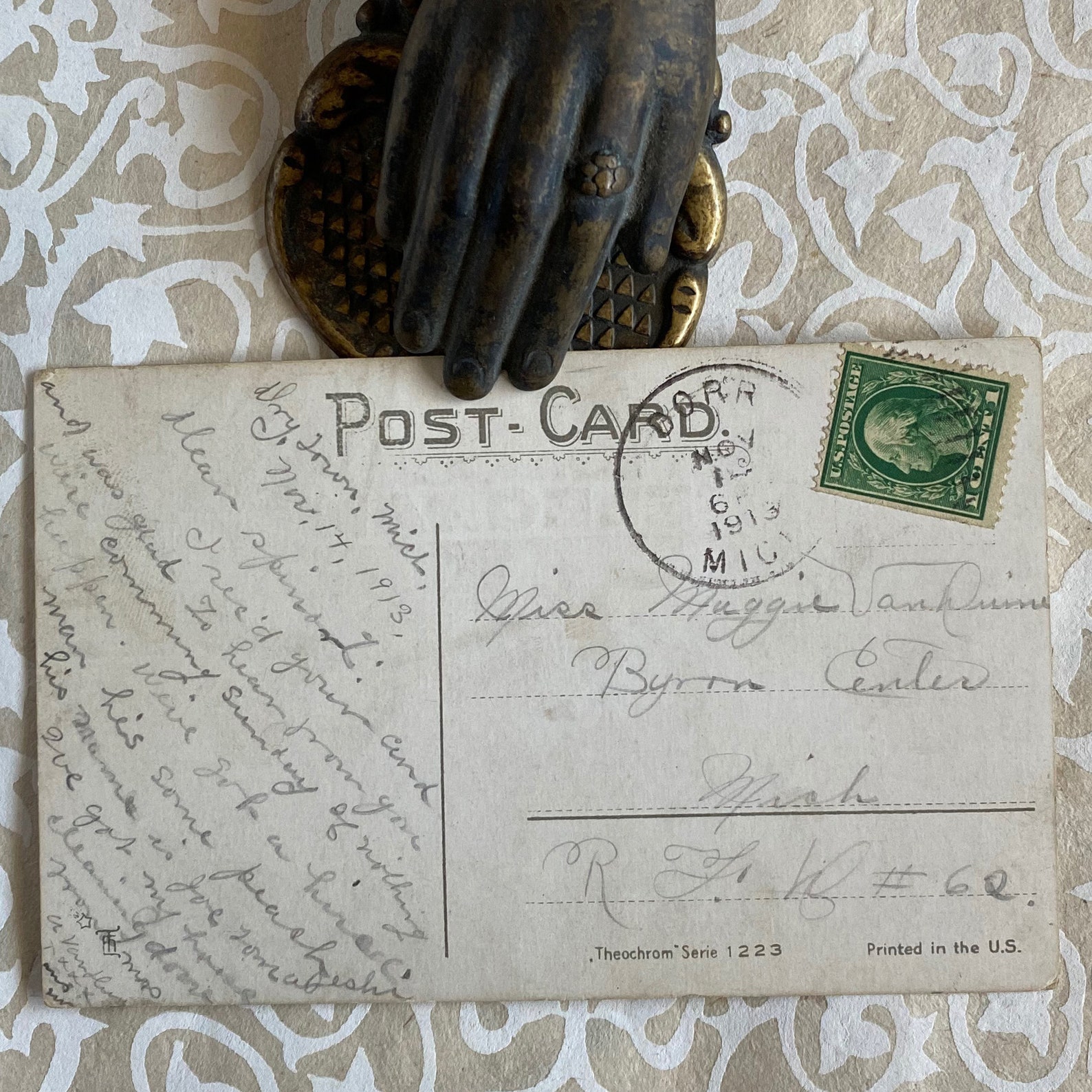 Vintage Telegram Postcard - Etsy