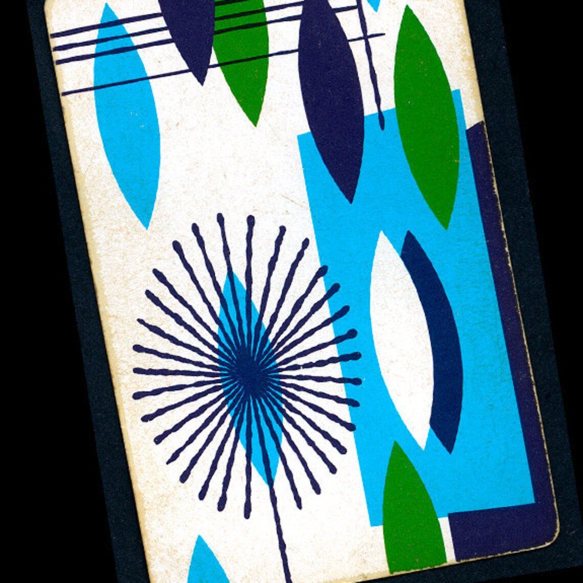 6 Groovy Mod Playing Cards - Etsy