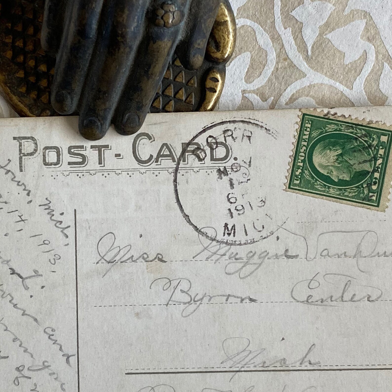 Vintage Telegram Postcard - Etsy