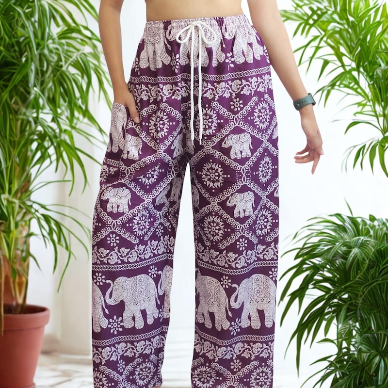 Silk Elephant Pants - Etsy