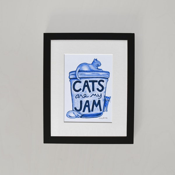 Cat Giclee Print - Etsy