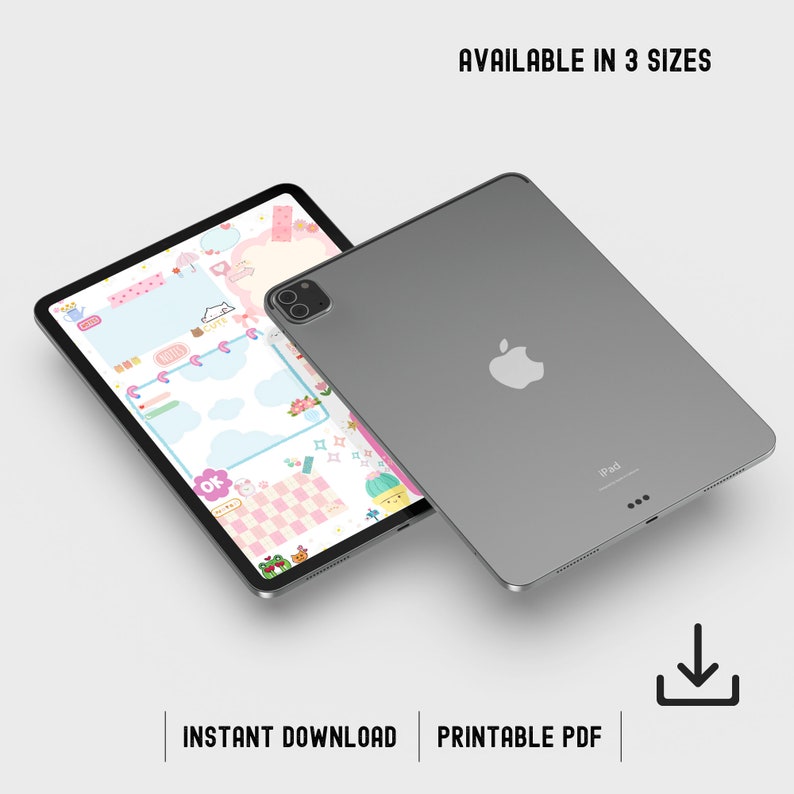 Digital Notes, Instant Download, Printable PDF, Note Taking Template ...