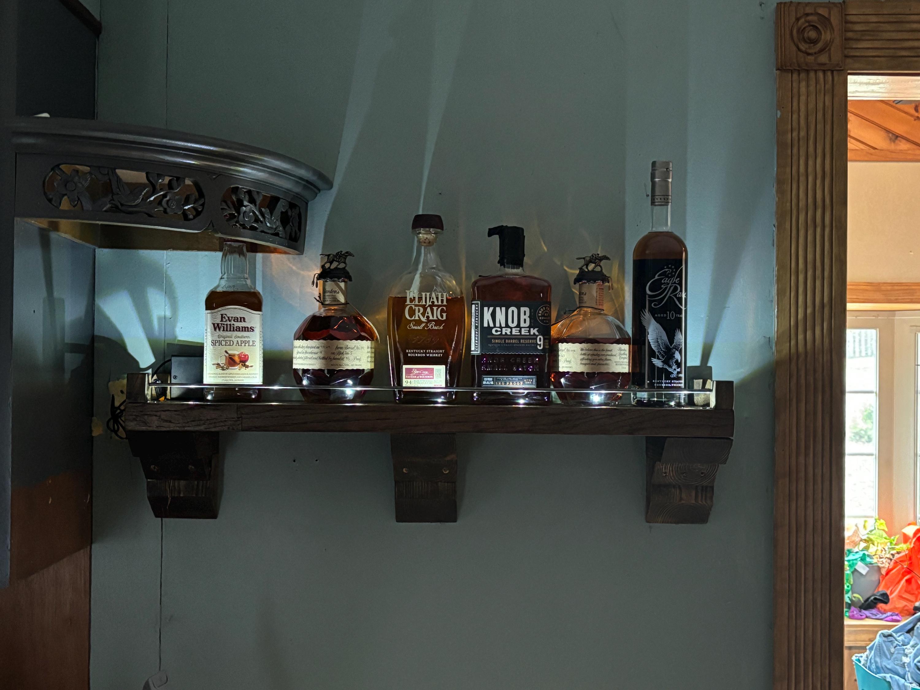 Whiskey Display Shelf - Etsy