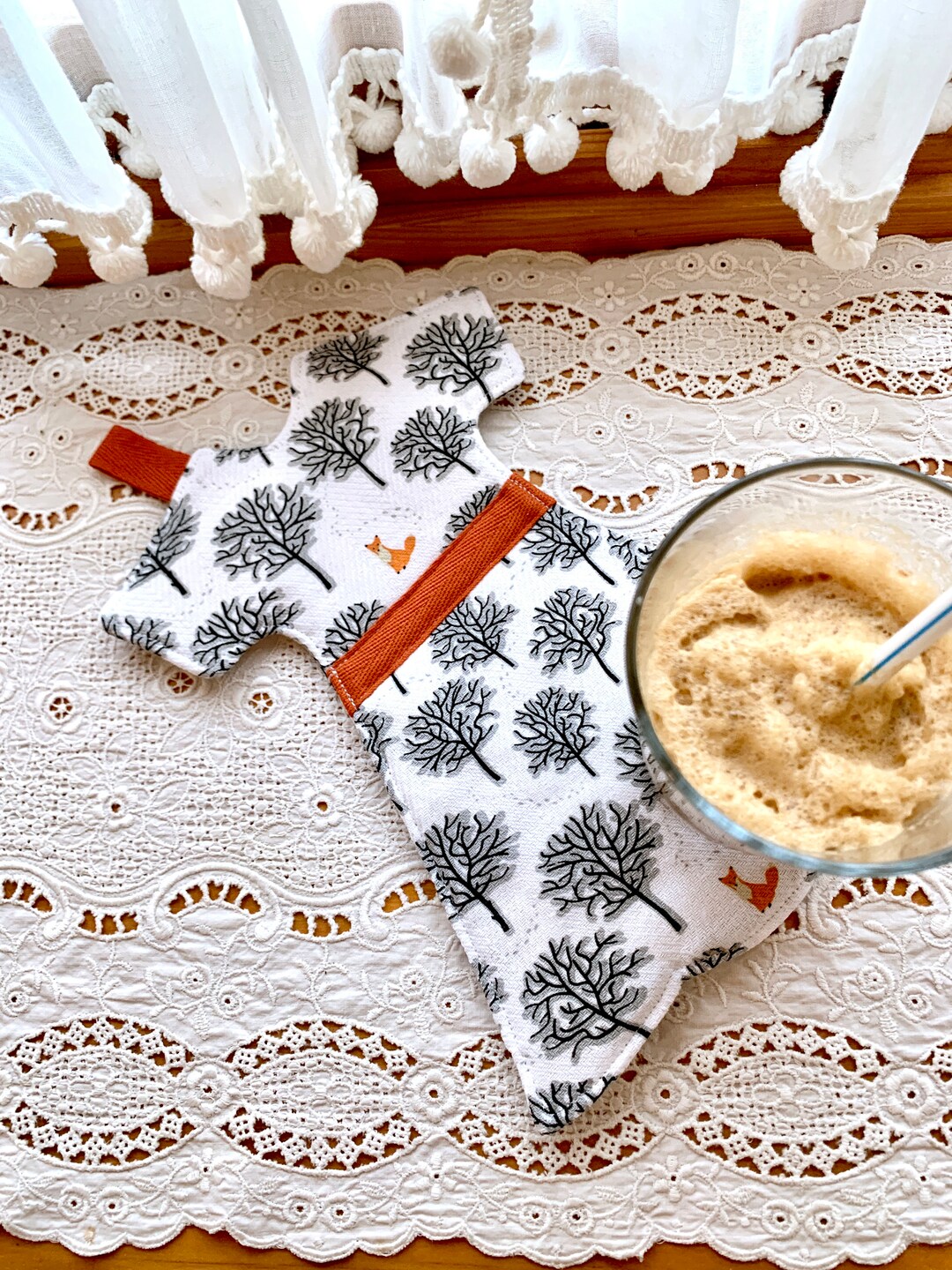 Fox in the Woods Hot Mama Trivet or Hot Pad, Countrycore Kitchen Decor ...