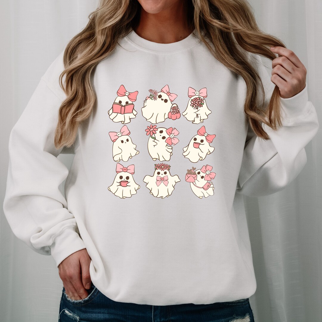 Spooky Season, Ghost, Cute Ghost Design, Girly Ghost, Spooky Season ...