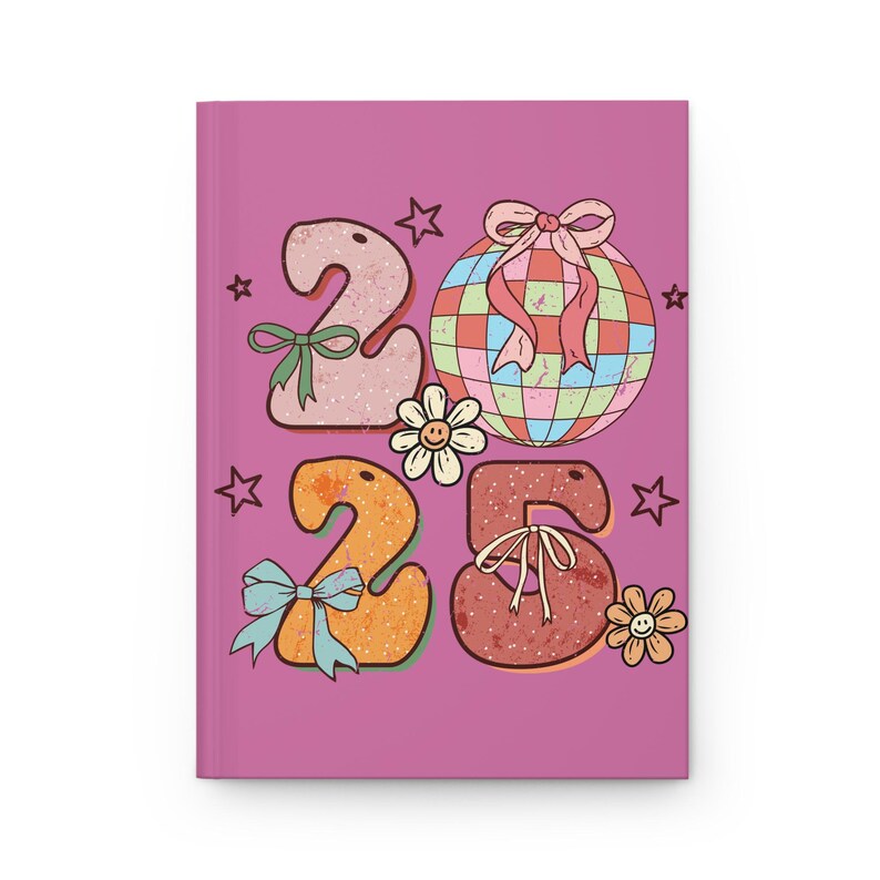 Retro Disco, 2025 Hardcover Journal, New Year Journal, 2025 Retro ...