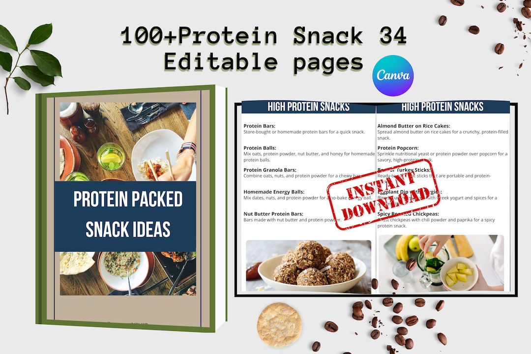 100 High-protein Snack Ideas With Resell Rights Health Coach Lead ...