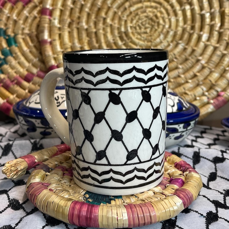 Palestinian Ceramics Mugs - Etsy