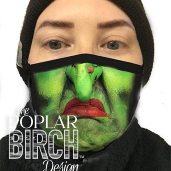 Witch Face Mask - Etsy