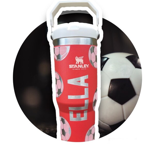 Engraved Stanley Soccer - Etsy