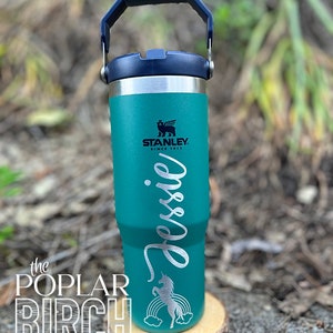 Custom Stanley Cup Tumbler With Name, Engraved Iceflow Personalized ...
