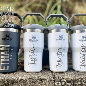 Custom Stanley Cup Tumbler With Name, Engraved Iceflow Personalized ...