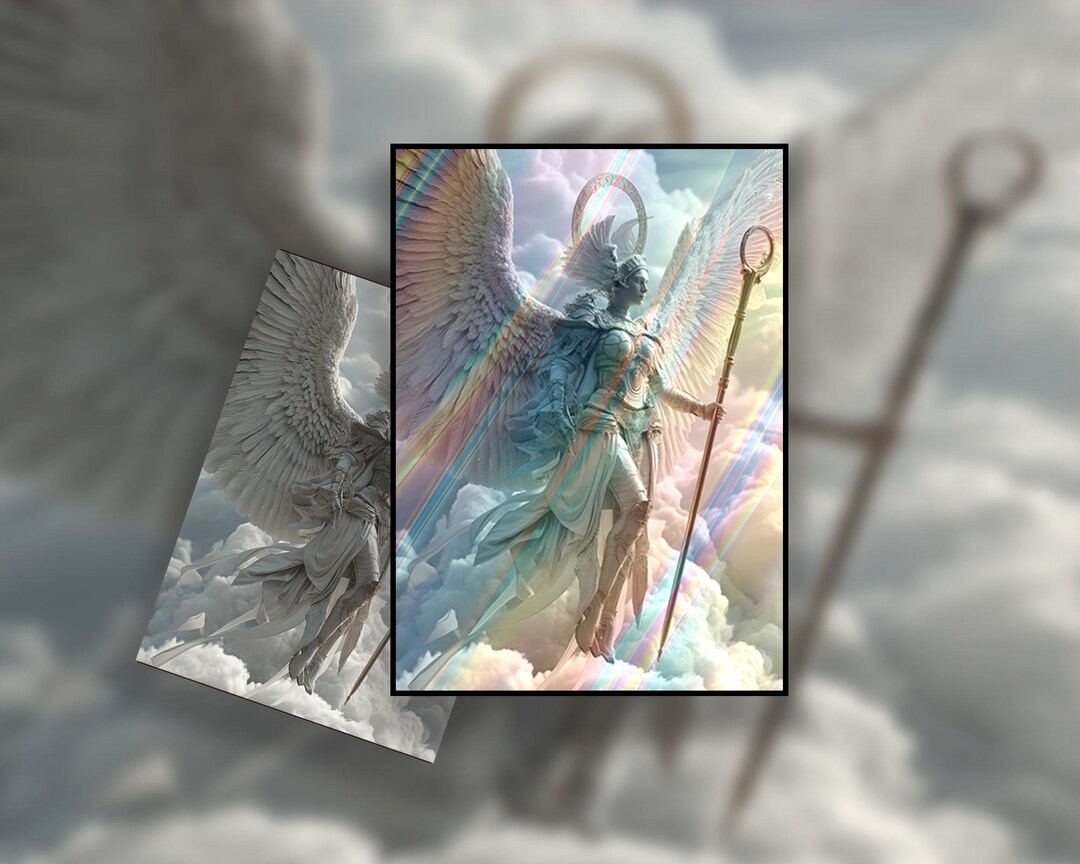 Angelic Sentinel Card Sleeves – Premium Art Sleeve Protectors | Vibrant ...