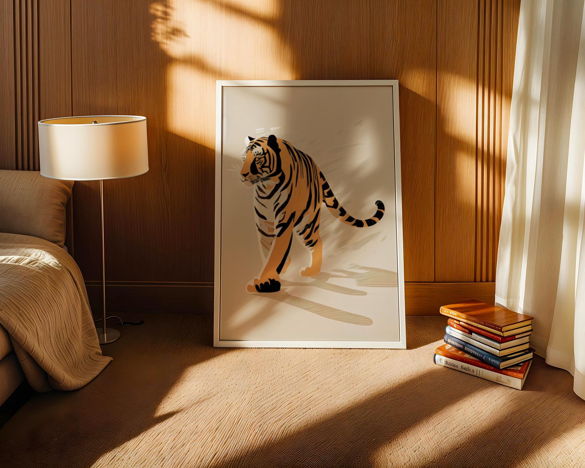 Tiger Poster Trendy, Trendy Tiger Poster, Room Decoration Preppy ...