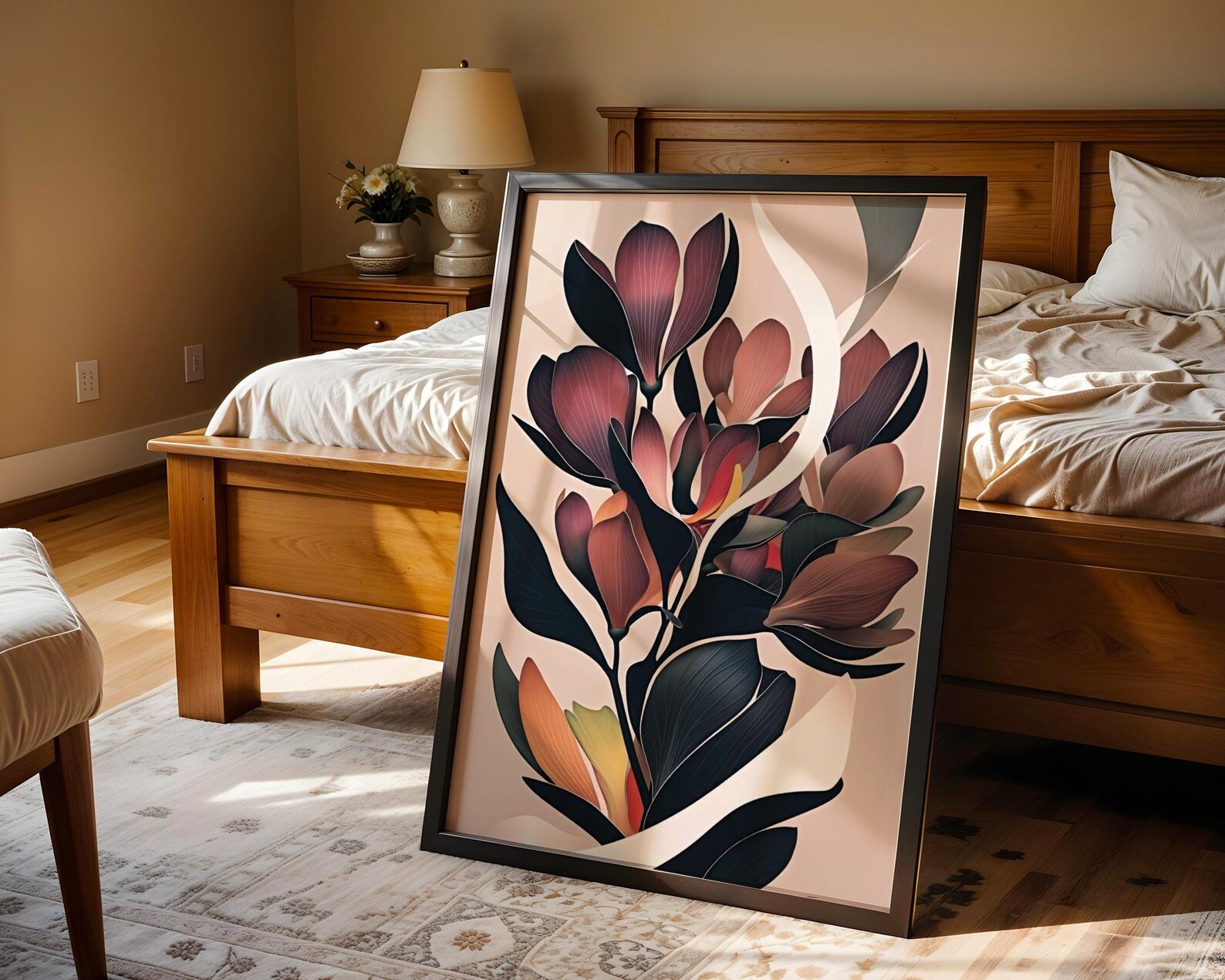 Abstract Botanical Prints, Magnolia Art, Magnolia, Nature Inspired ...