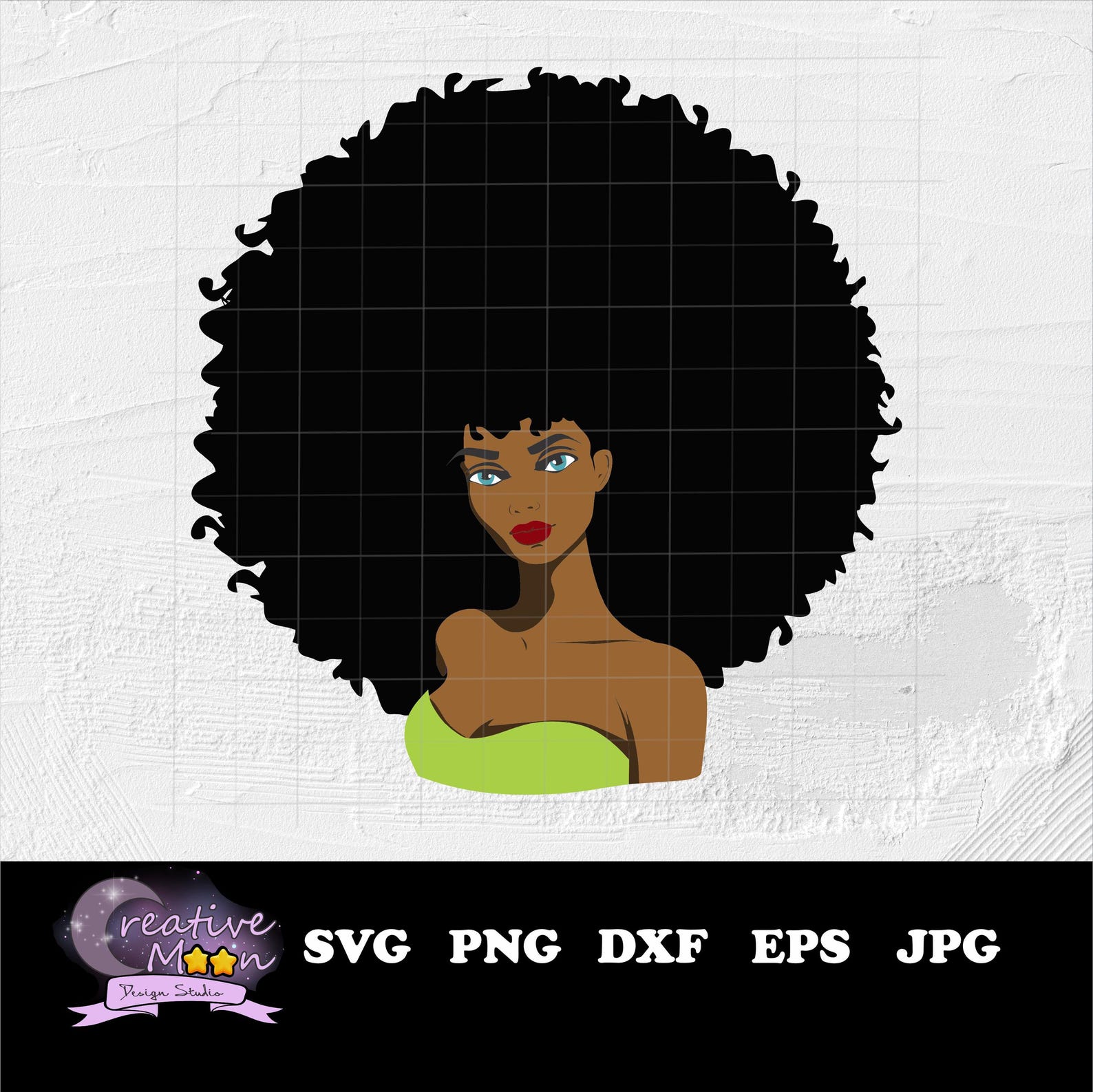 Afro Woman Svg, Afro Girl Png, African American Women Svg, Afroqueen ...
