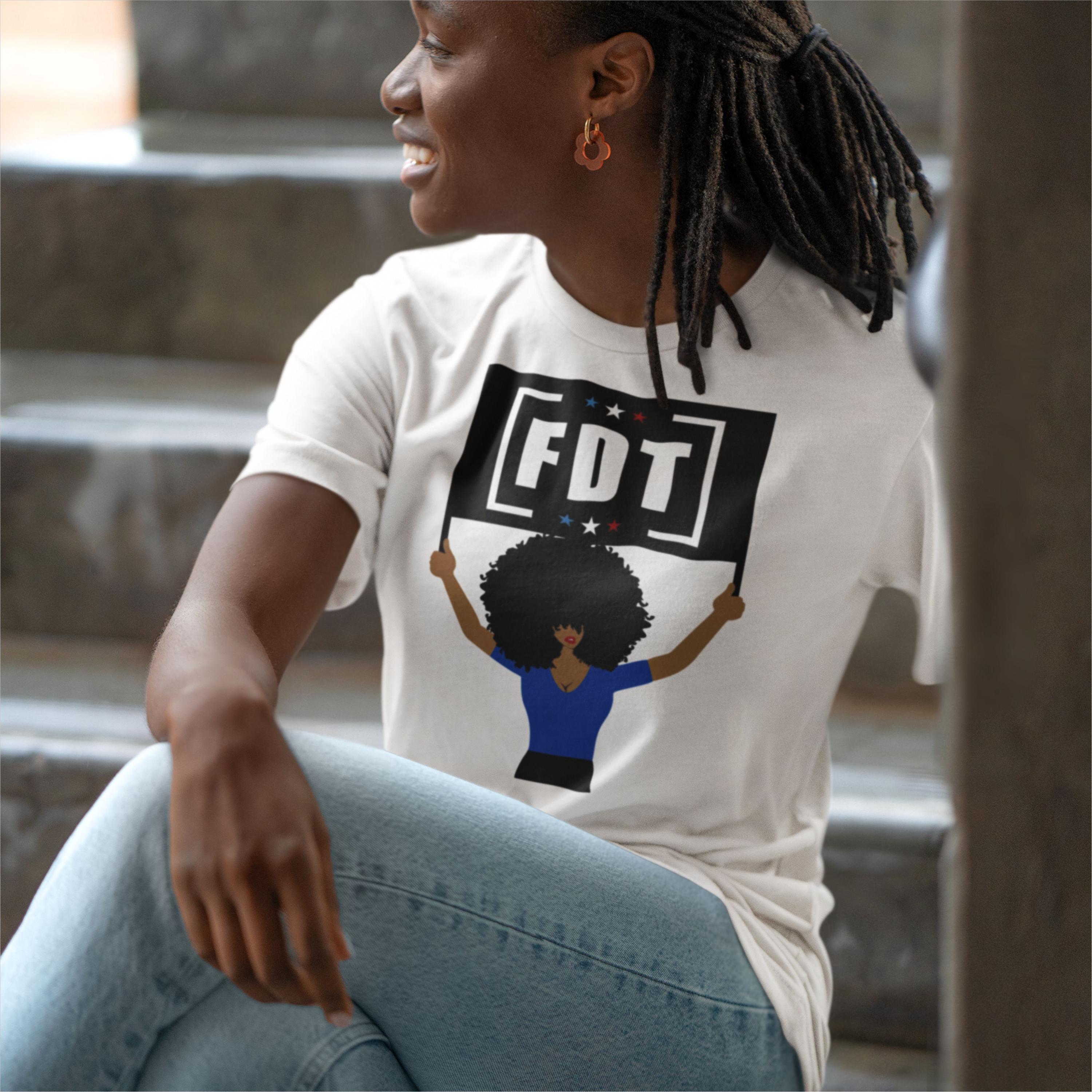 Afro Woman Svg, Afro Svg, FDT Svg, Anti Trump, FDT Democrat Resistance ...