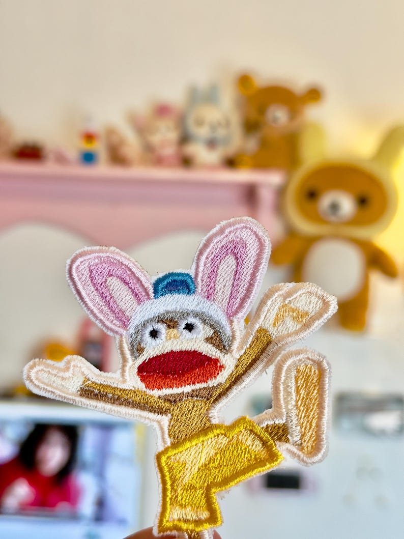 Ape Escape Embroidered Patch, Pipo Monkey Bunny Ears - Etsy