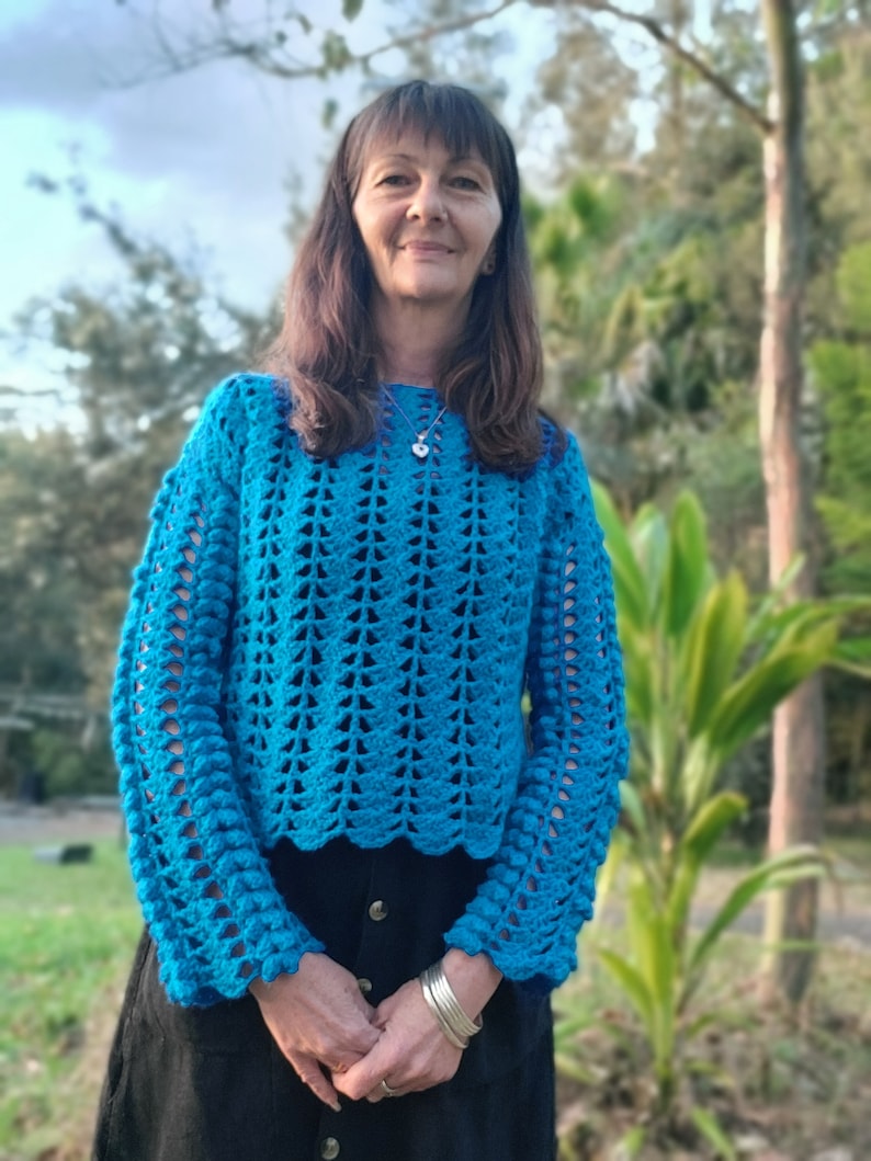 Aretuza Sweater Crochet Pattern - Etsy