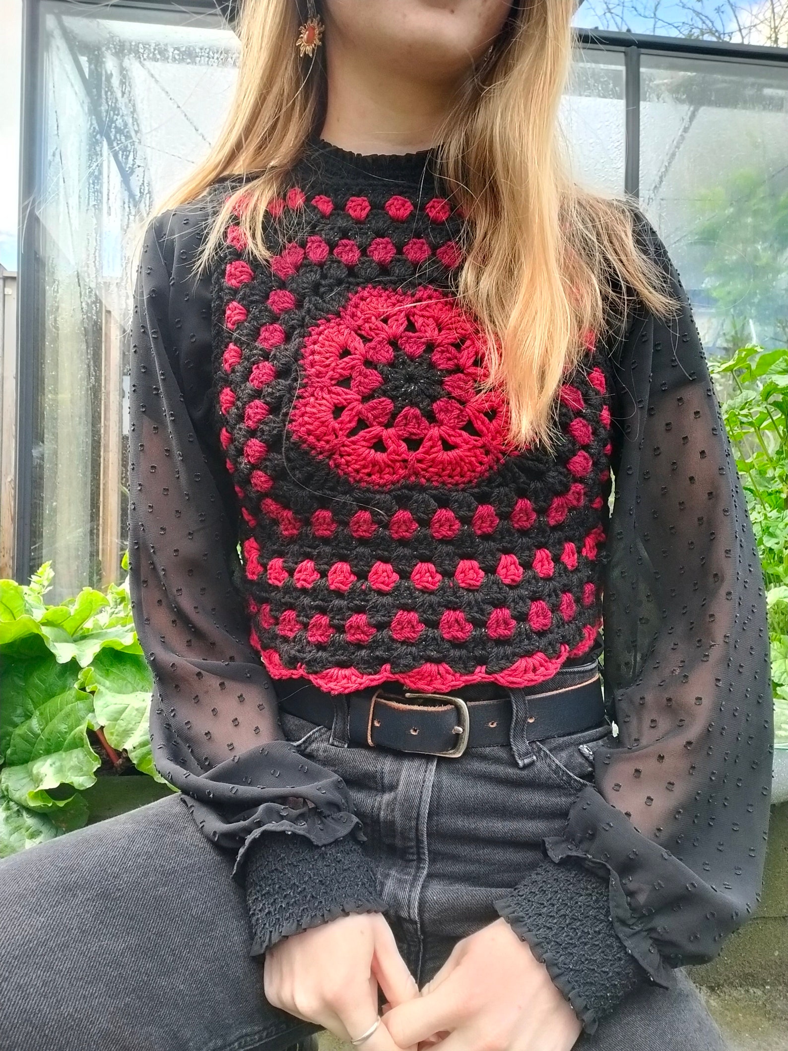 Sakura Vest Crochet Pattern PDF Flower Vest - Etsy