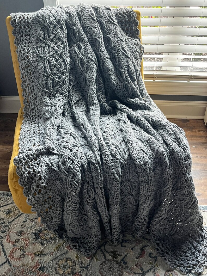 Celtic Garden Afghan - Etsy