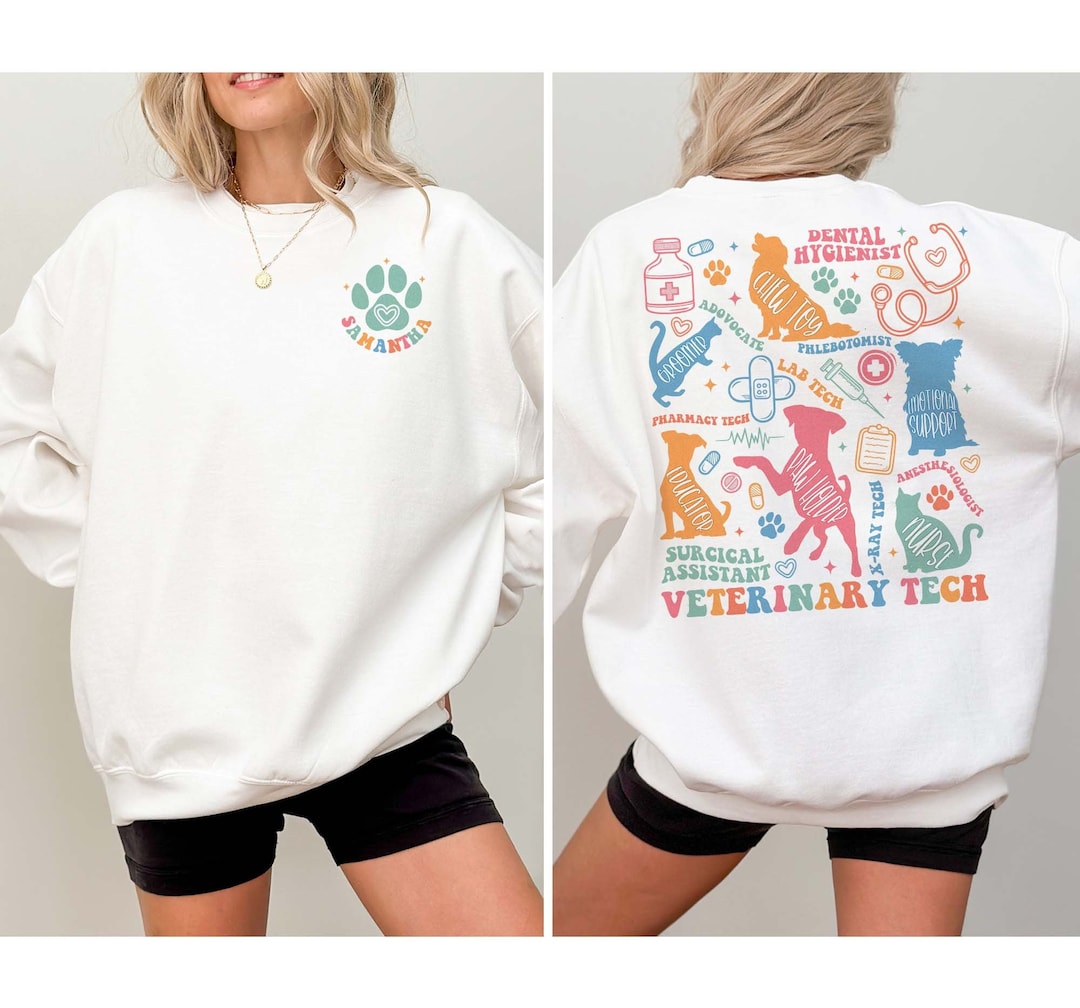 Vet Tech Sweatshirt, Vet School Gifts, Gift for Veterinarian ...
