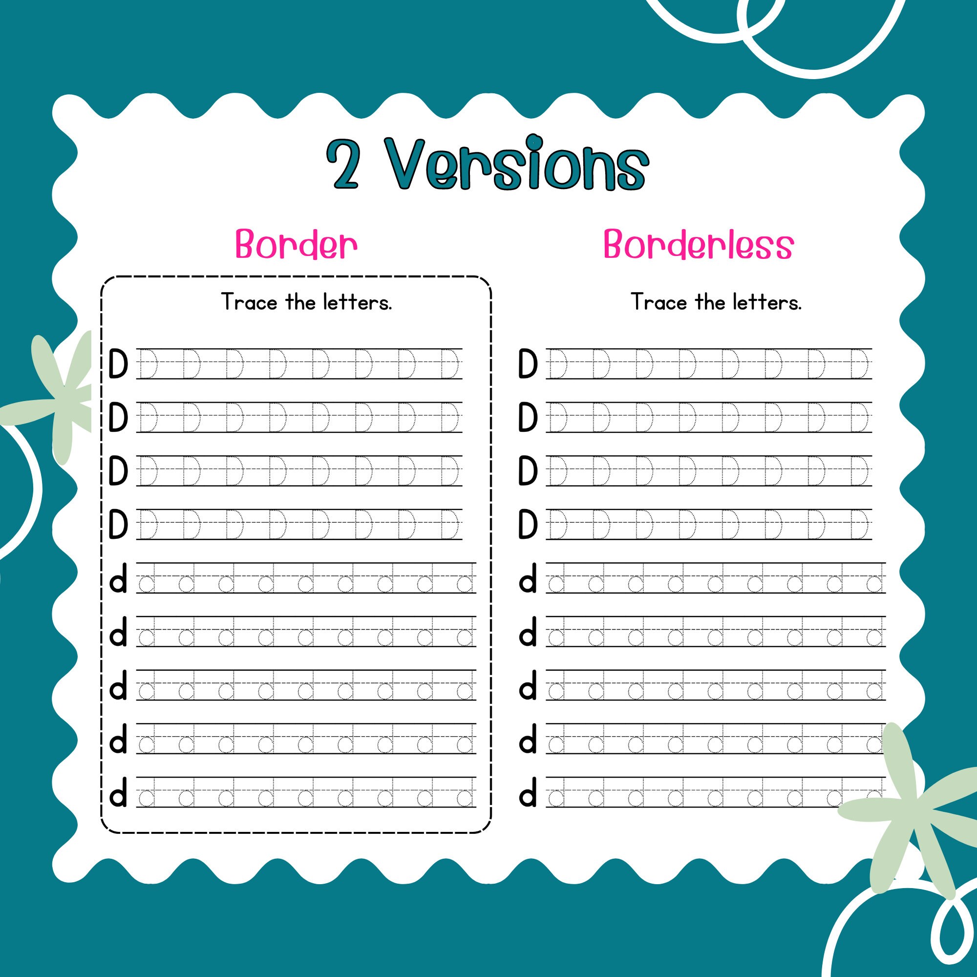 Letter Formation Practice Sheets: Alphabet Tracing and Beginning Sounds ...