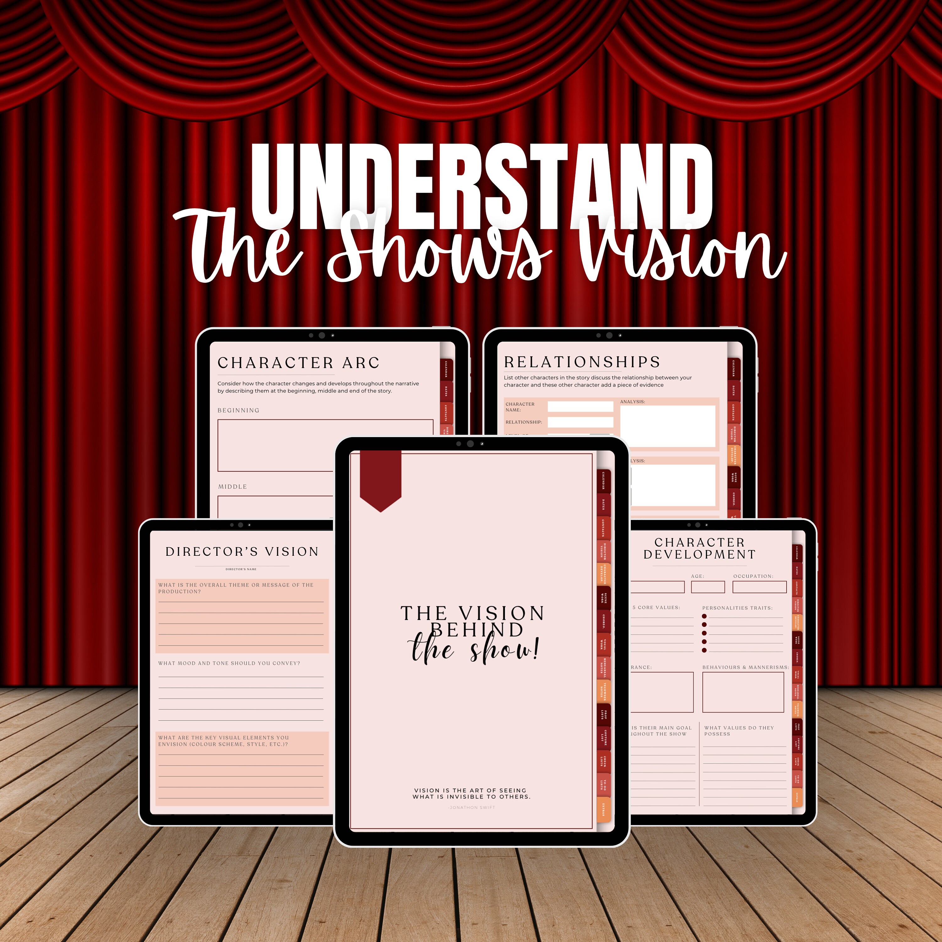 Ultimate Digital Rehearsal Planner for Theatre Digital Download ...