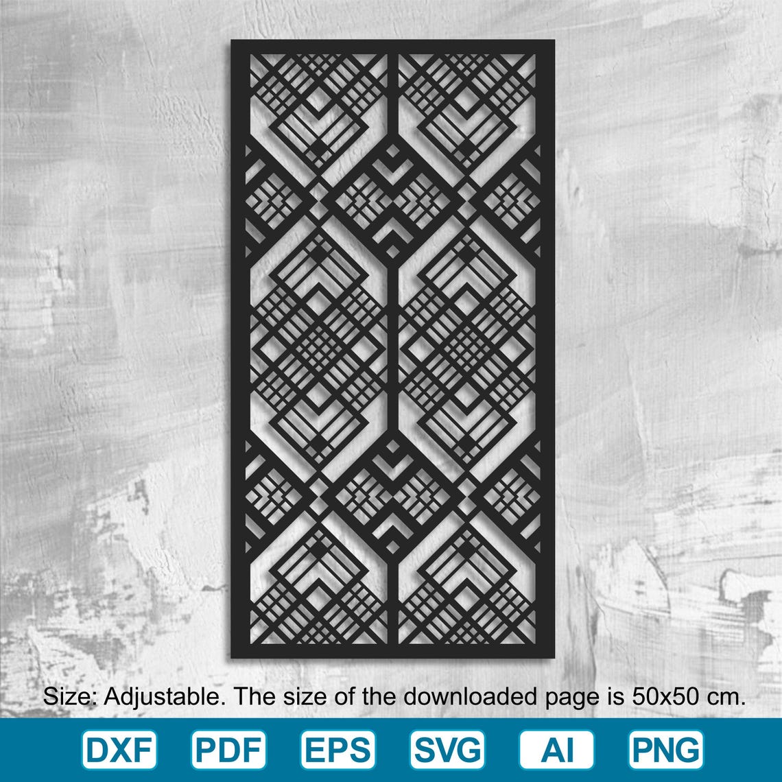 Geometric Pattern Panel Templates Files Dxf Pdf Eps Ai Svg Png Vector ...