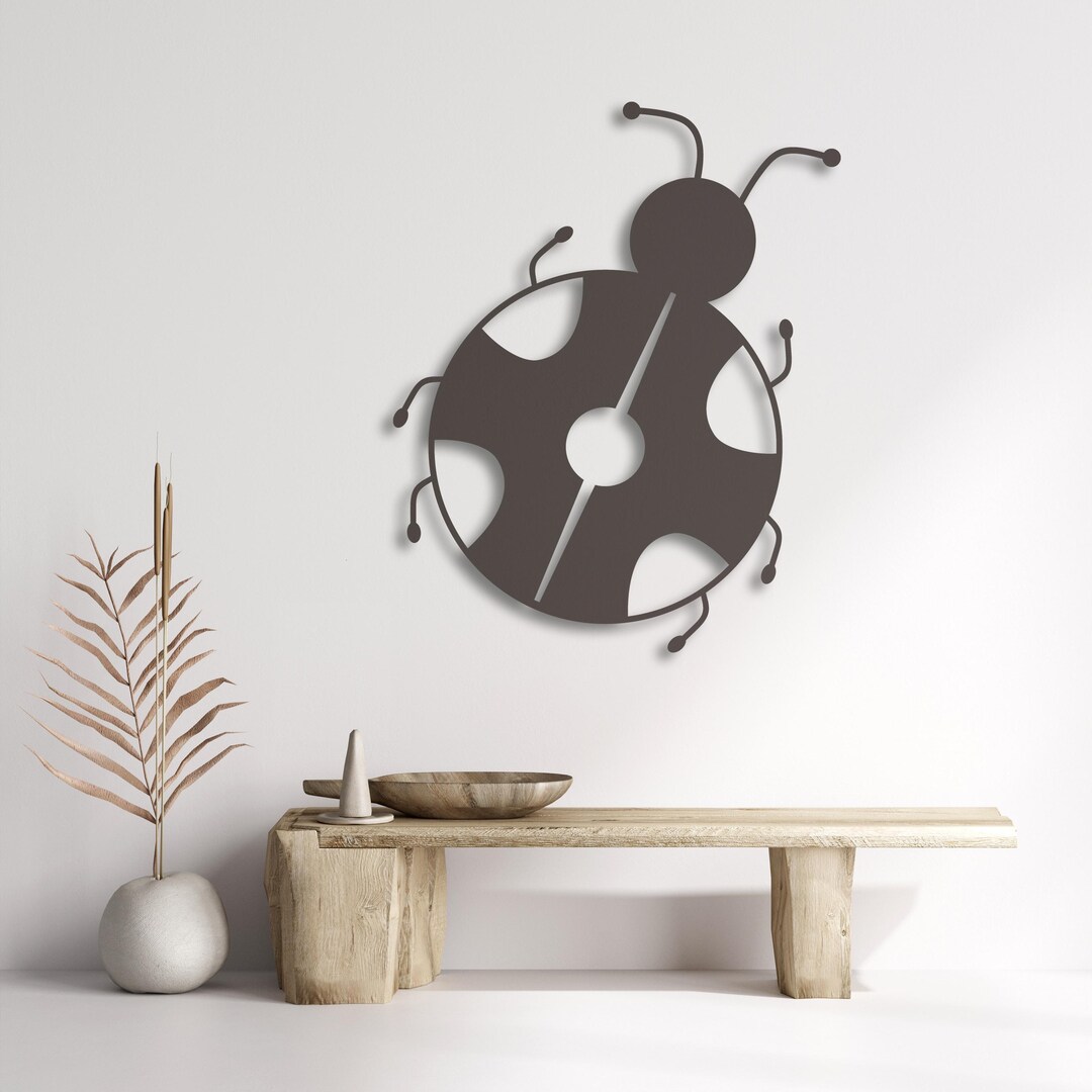 Ladybug Dxf Pdf,dxf-pdf Files, Laser Cut Design,wall Art, Silhouette ...
