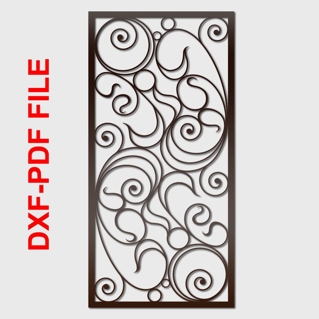 Decorative Panel,templates Vector Files for Laser Cutting, Room Divider ...