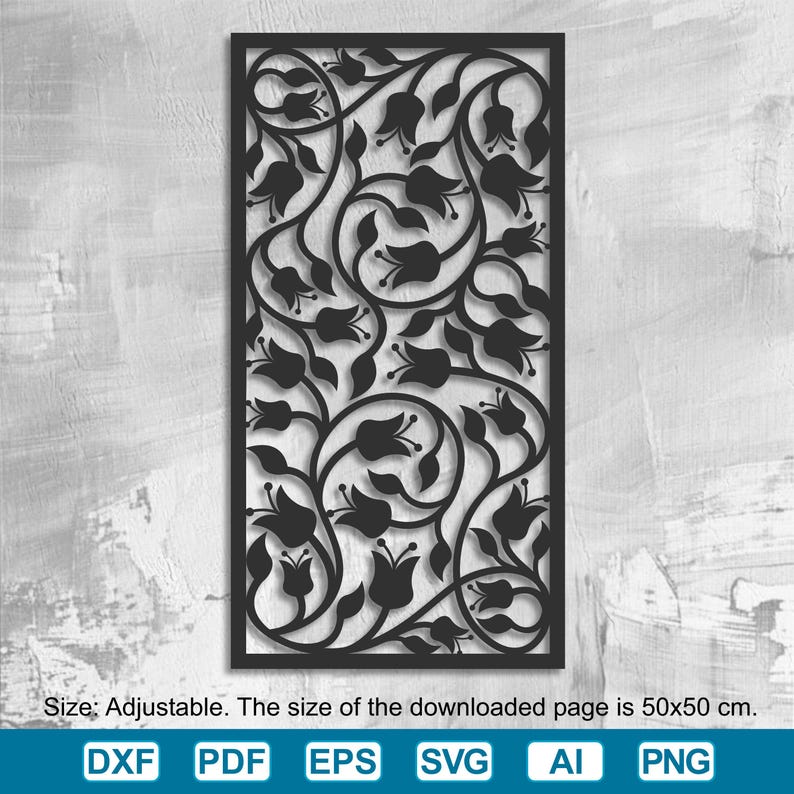 Decorative Panel Dxf Pdf Eps Ai Svg Png Templates Vector Files for ...